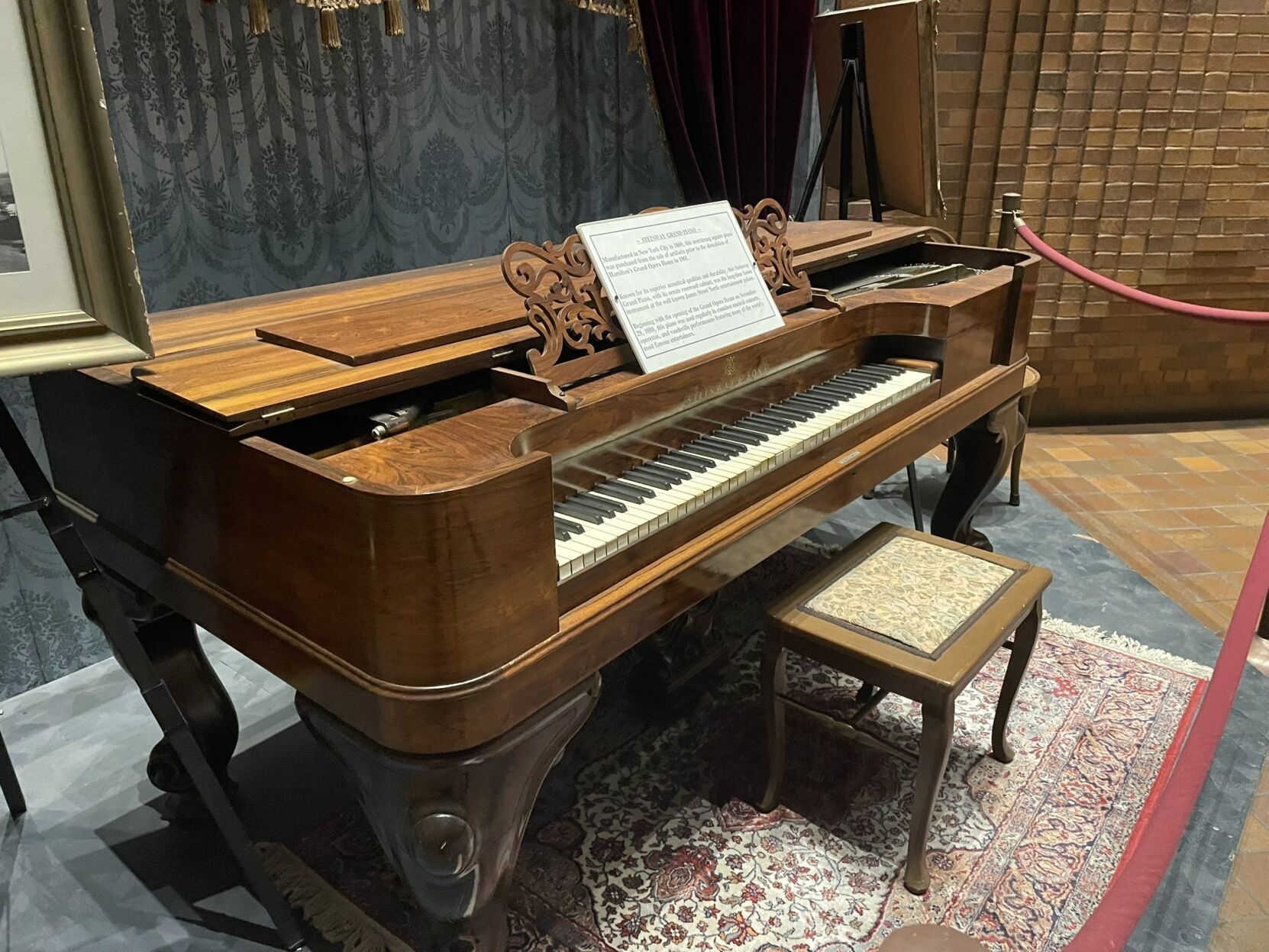 The lonely old piano at the FirstOntario Concert Hall