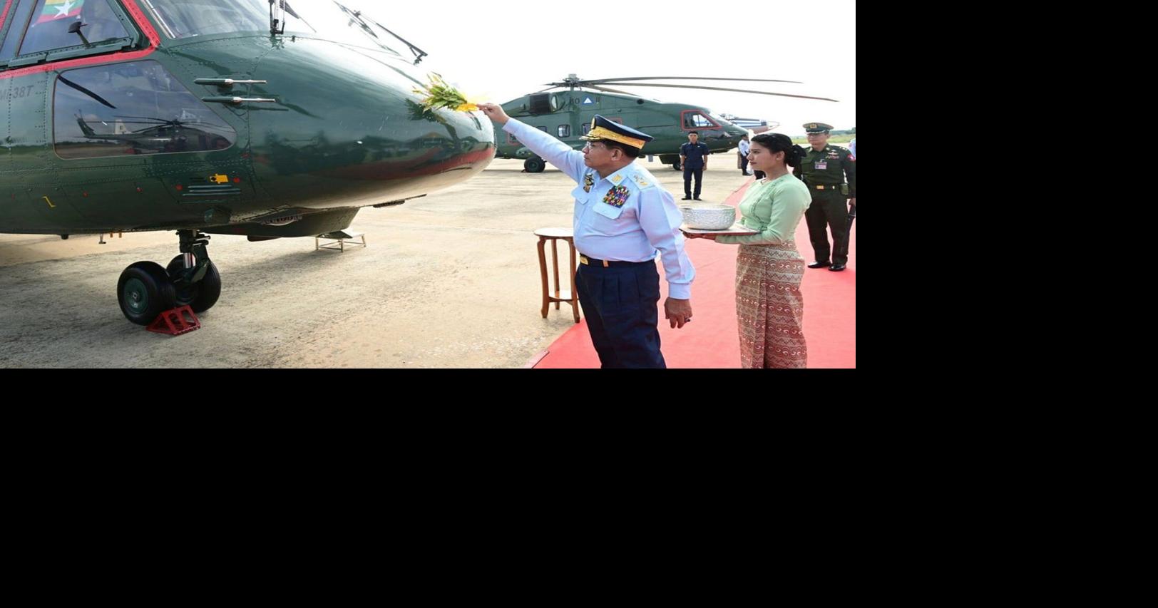Myanmar military takes delivery of helicopters and aircraft from Russia ...