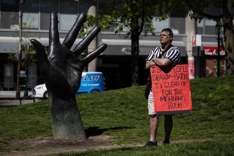 Are homeless people at Union Station victims of a crackdown?