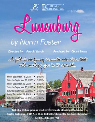 Theatre Burlington opens season with Norm Foster play