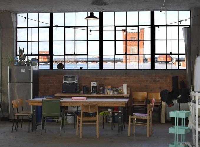 Five professional artisans took over a Barton/Sherman-area warehouse ...