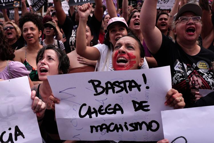 Women protest gender-based violence across Brazil following shocking cases
