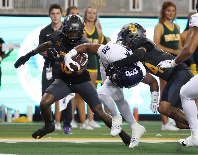 Bryson Washington scores 4 TDs, Baylor beats TCU 37-34 on field goal on ...