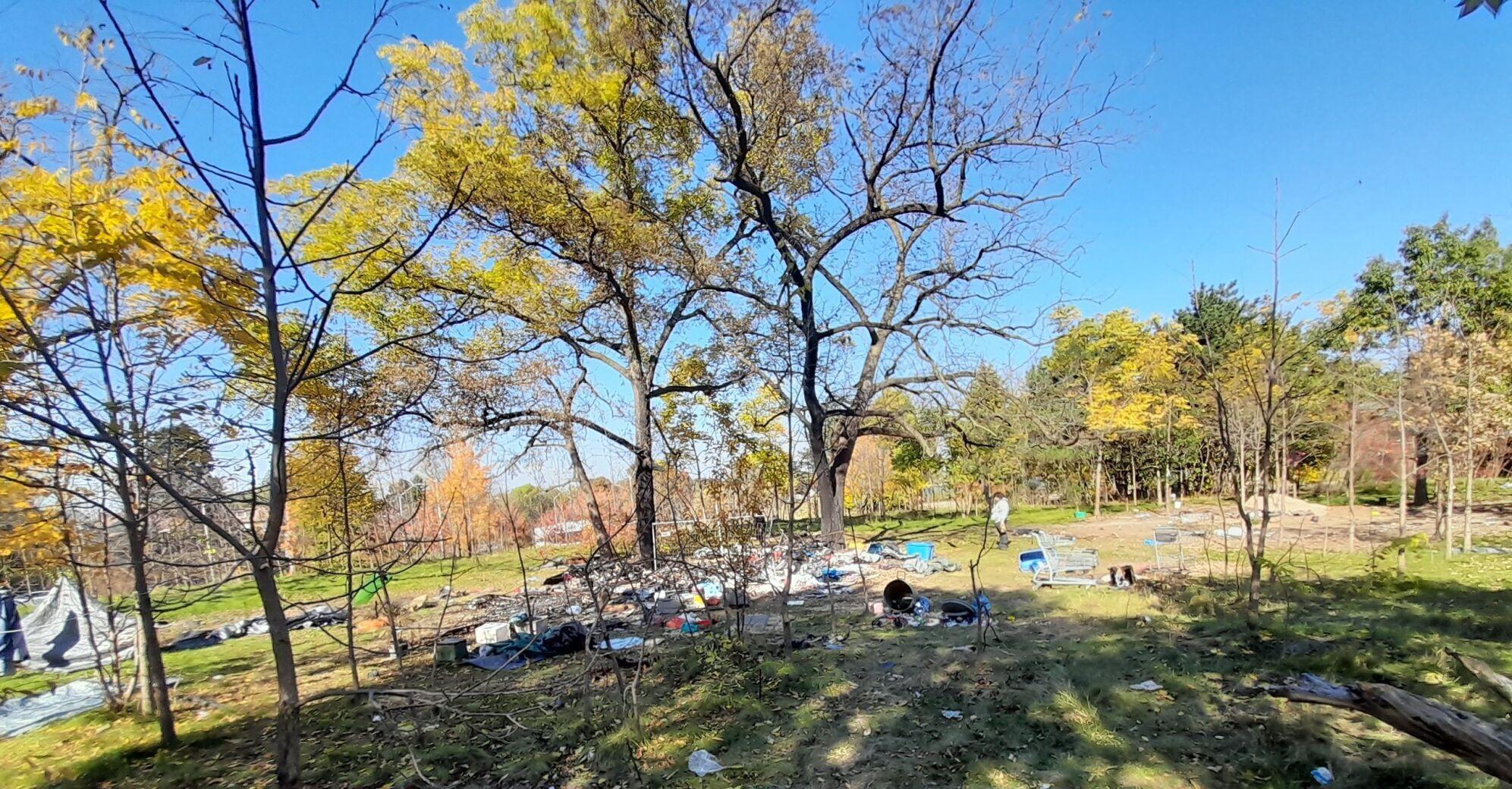 Burlington sisters clear out Hamilton encampment site