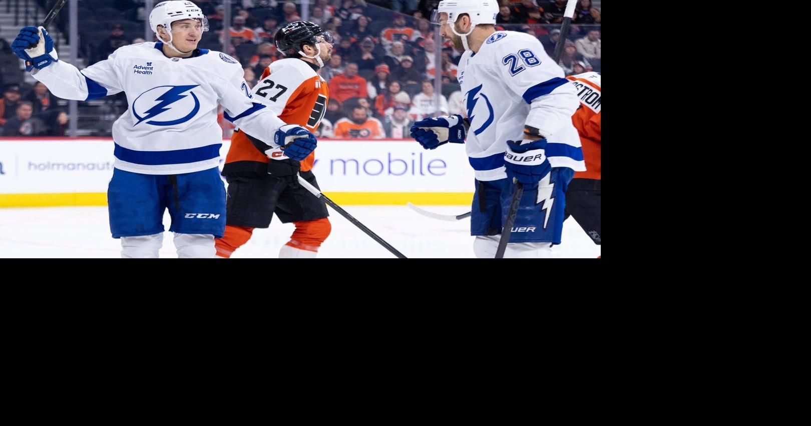 Lightning beat Flyers for 10th straight win as Cooper notches 600th win