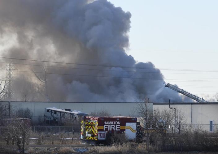 Massive fire destroys automotive shop in Binbrook