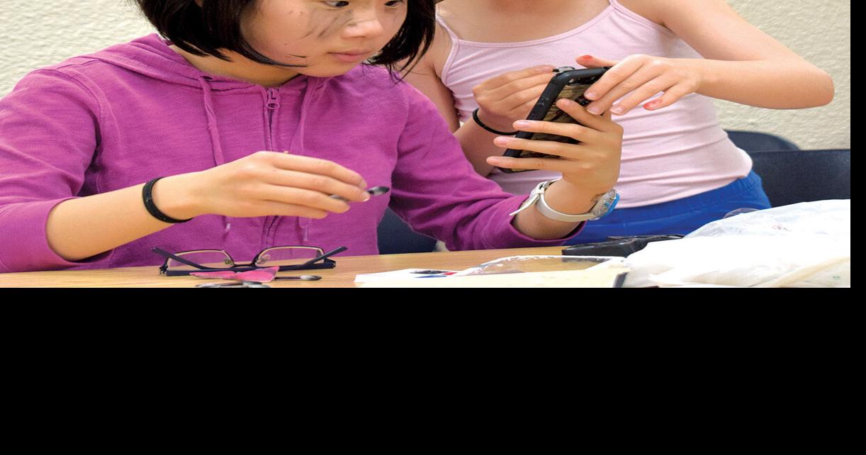 Studying film and fright at Terryberry library