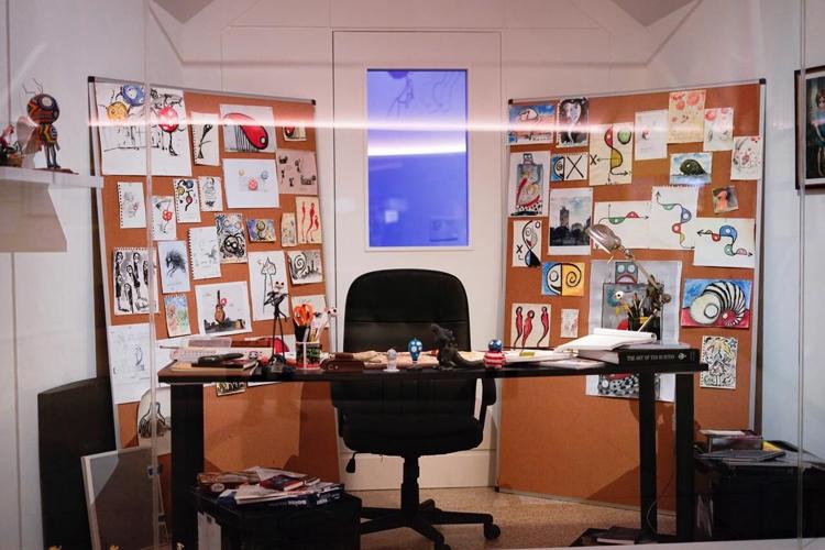 Tim Burton talks about his dread of AI as an exhibition of his work ...