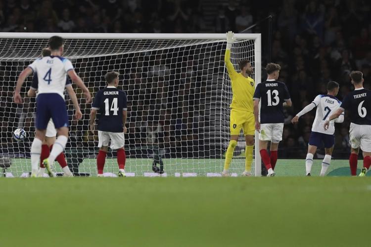 Bellingham stars as England beats Scotland 3-1 in international soccer ...