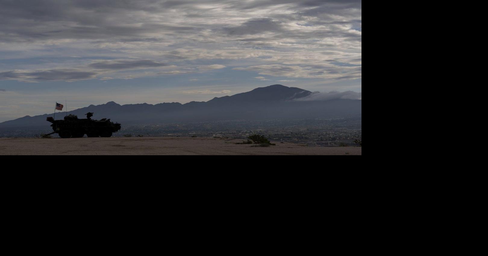 Photos of the US troop deployment at new militarized zones on the ...