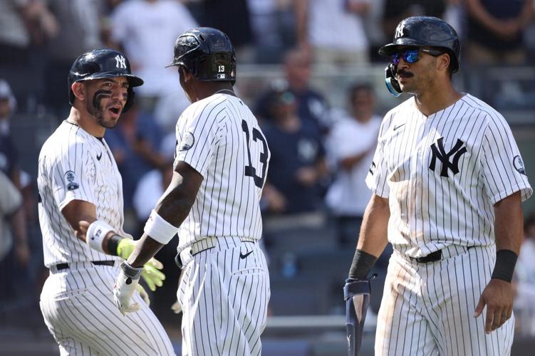 Jazz Chisholm Jr. borrows Aaron Judge's bat and hits 3-run homer to ...