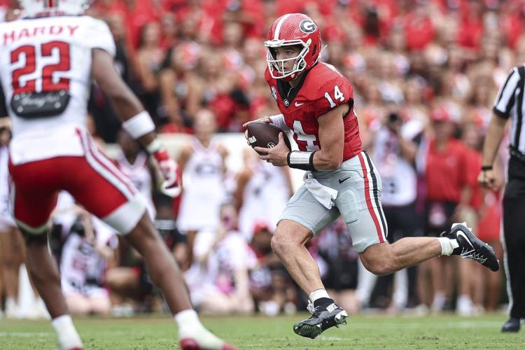 No. 6 Georgia QB Stockton looking for more explosive offense in his ...