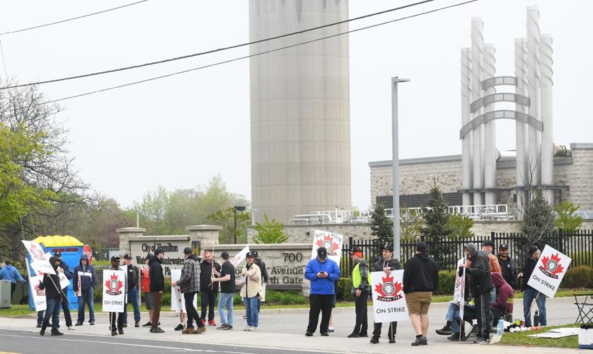 Workers strike at Hamilton water, sewage plants