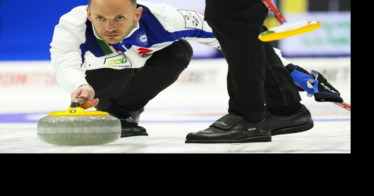Italy's Retornaz beats Canada's Gushue 7-6 at world men's curling ...