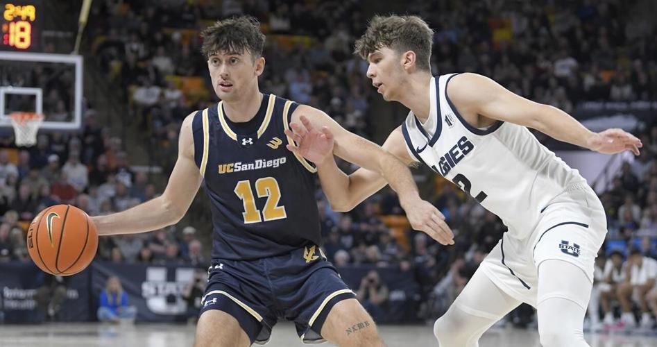 Anderson hits 3-pointer with 6.8 seconds left to lead Utah State past ...