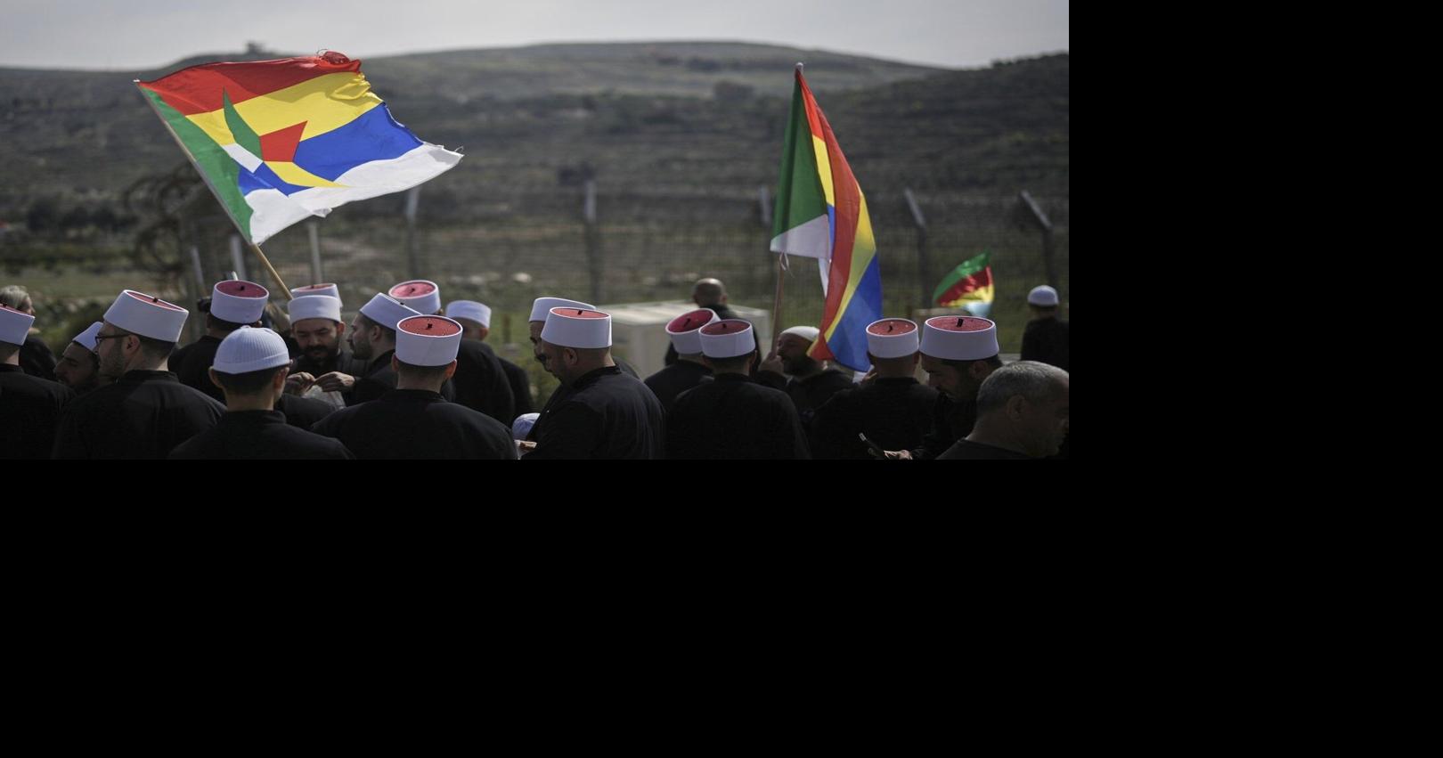 Dozens of Syrian Druze make a rare visit to Israeli-controlled Golan ...