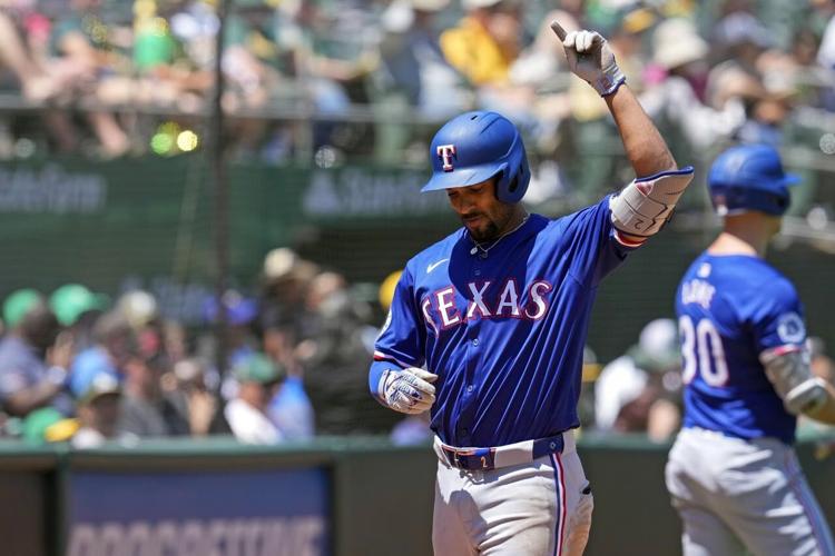 Shea Langeliers drives in 8 runs against hometown Texas Rangers as ...