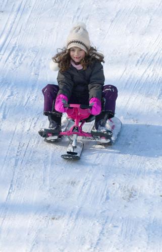 A snowy scene in Hamilton