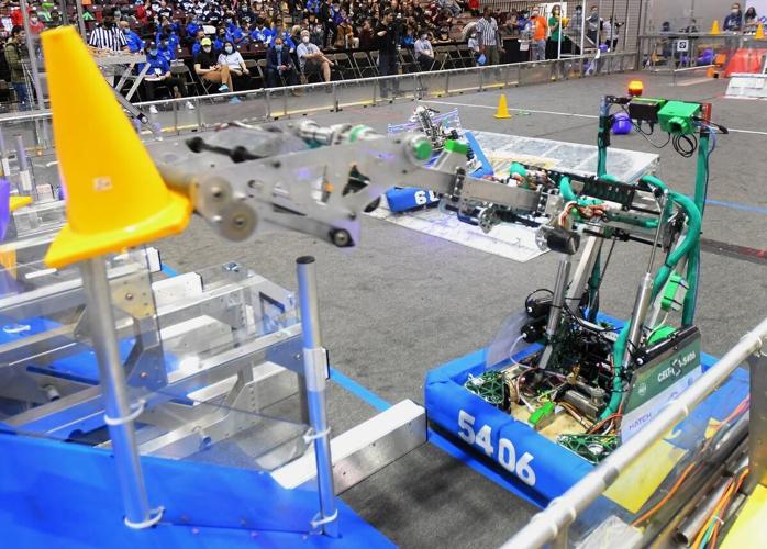 Intellectual spark on display at high school robotics competition