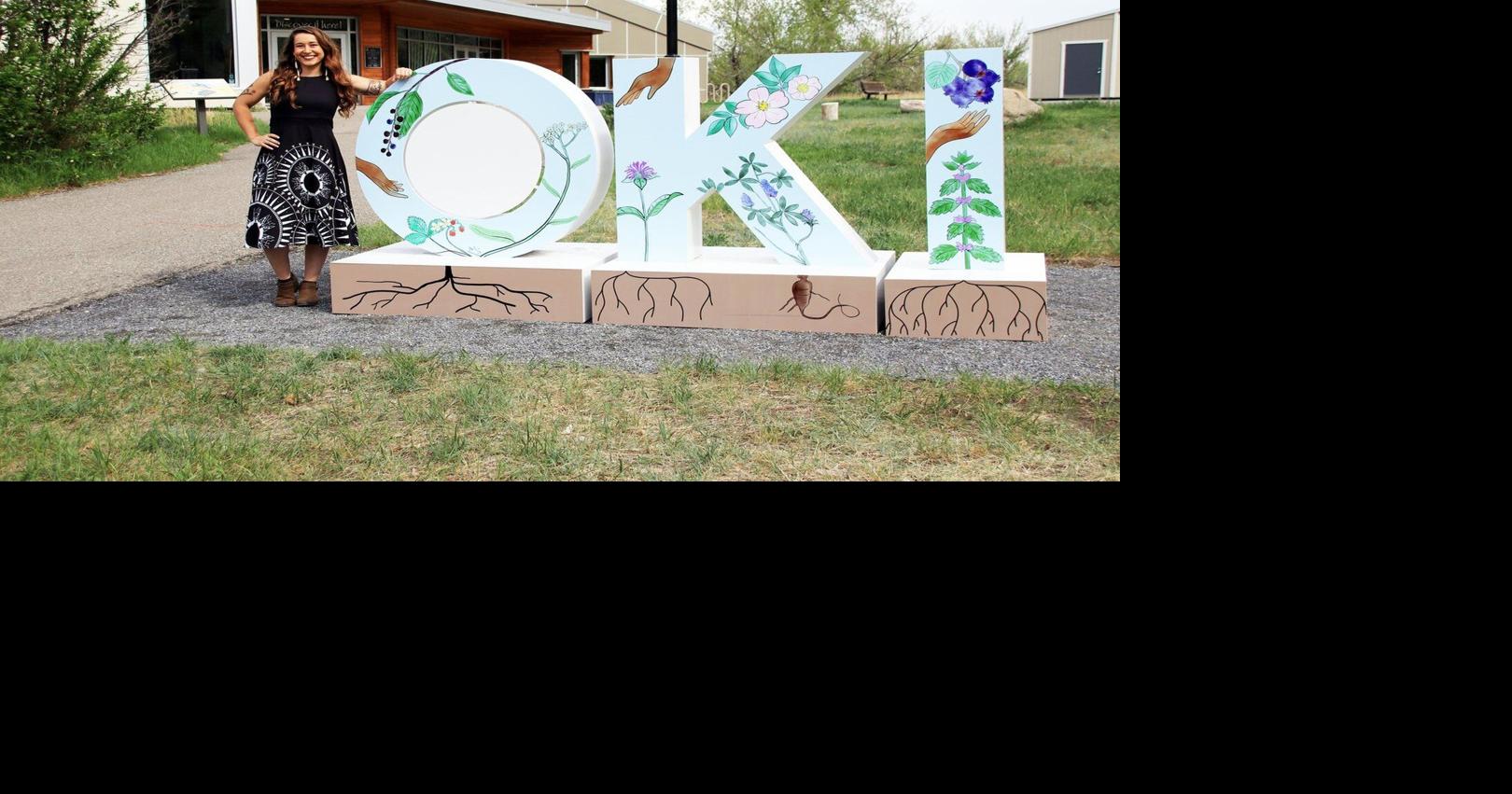 New 'Oki' signs welcome visitors in Blackfoot style