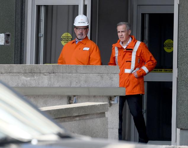 Carney visits Dofasco as U.S. steel tariffs come into effect