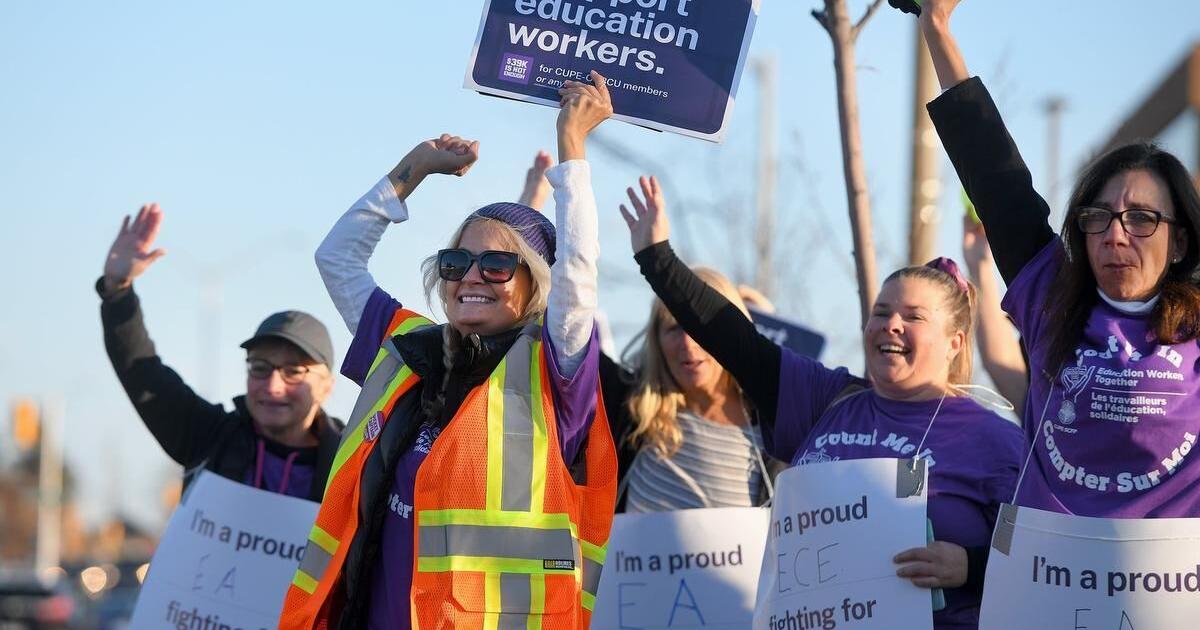 What is closed amid CUPE protests in Hamilton?