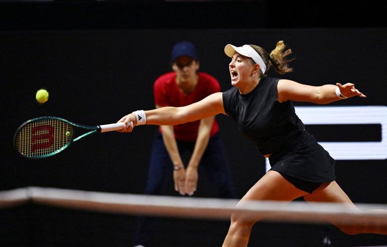Ostapenko beats Swiatek again and reaches Stuttgart semifinals with ...