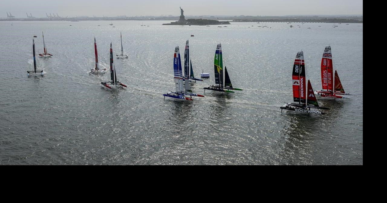 Robertson Skippers Canada Into Lead Of Sailgps New York Regatta On A