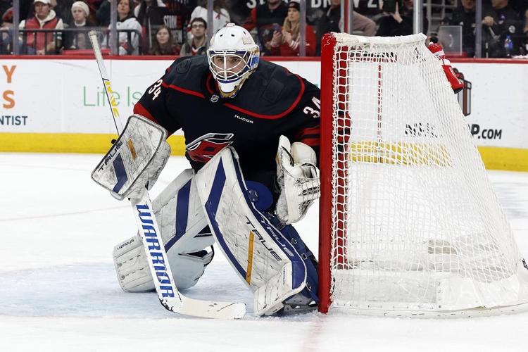 Dustin Tokarski wins in NHL return, helping Hurricanes beat Blue ...