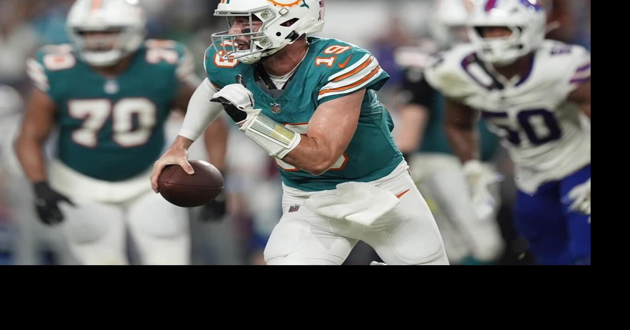 Dolphins turn focus to Skylar Thompson at QB with Tua out, heading West ...