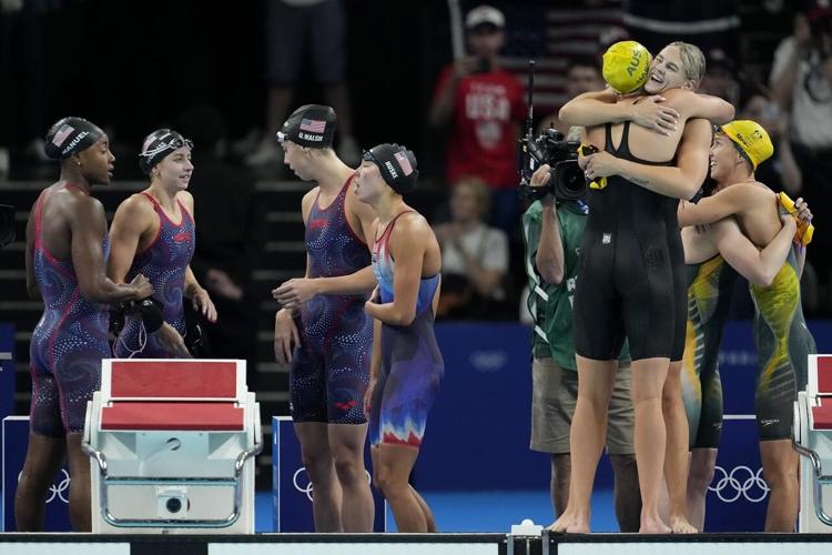 Australian women off to a dominant start in their Olympic swimming ...