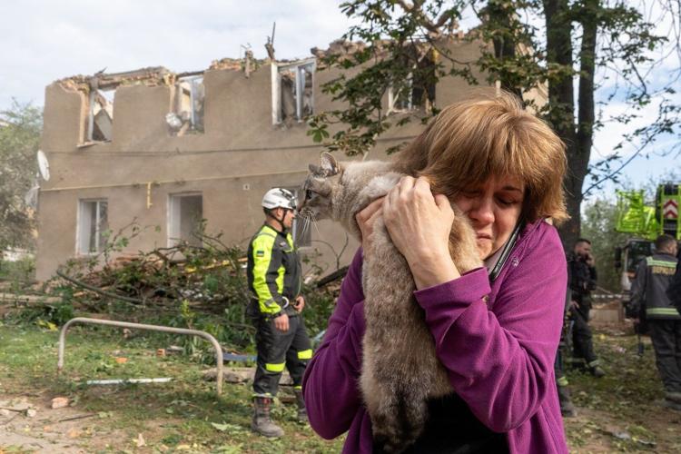Russia strikes an apartment block in Ukraine's Kharkiv city, killing 1