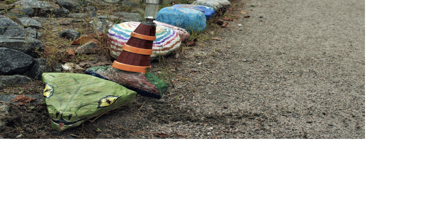 Magnetawan rock snake naming contest: Maggie reaches the beach, new ...