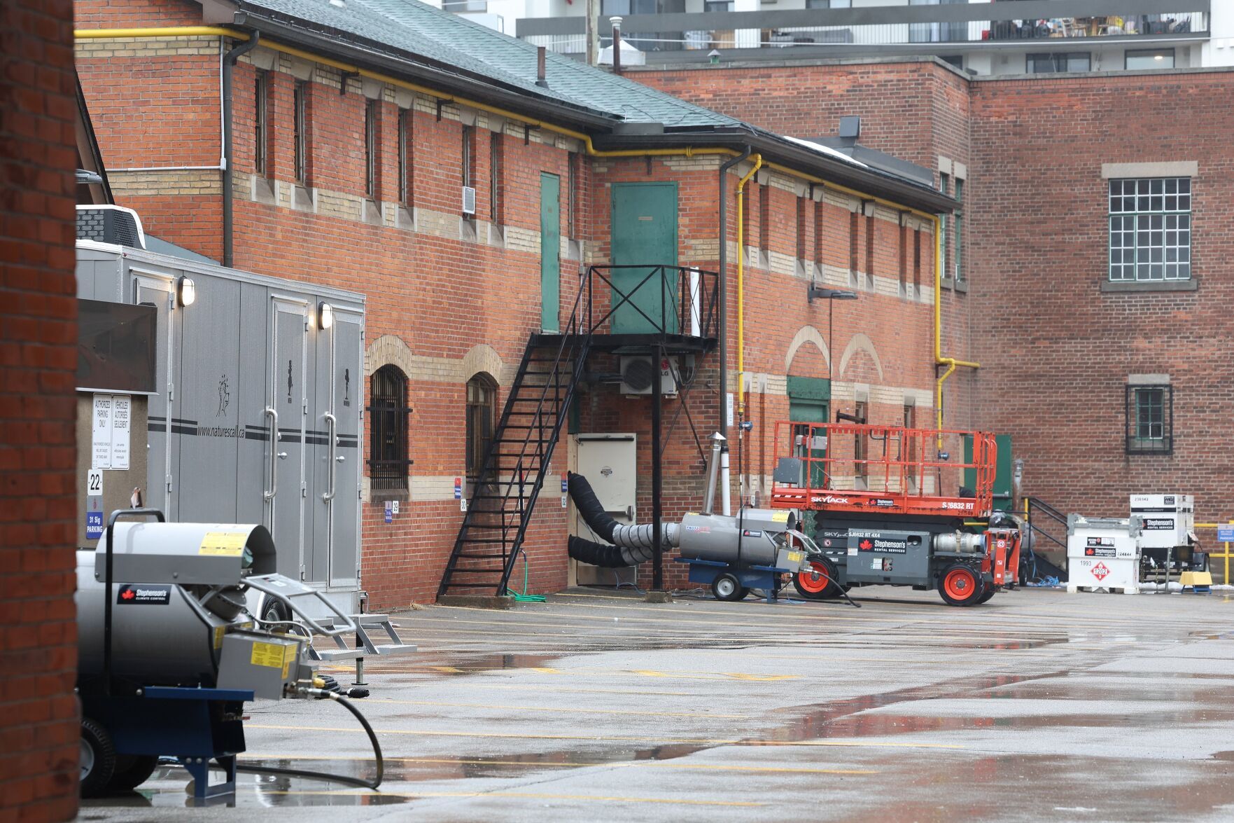Hamilton’s historic downtown armoury halted amid flooding
