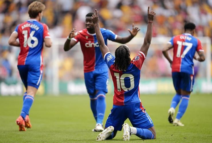 Olise stars again for Crystal Palace in win at Wolves in EPL