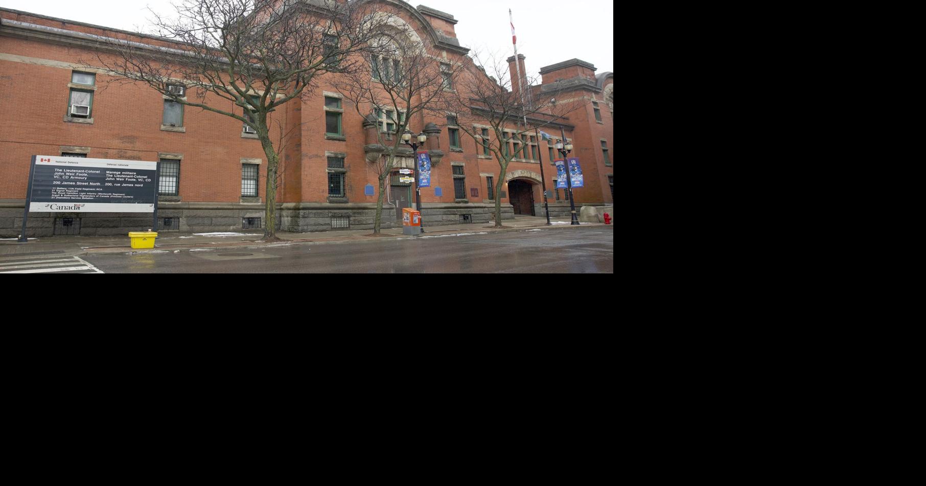 Hamilton’s historic downtown armoury halted amid flooding