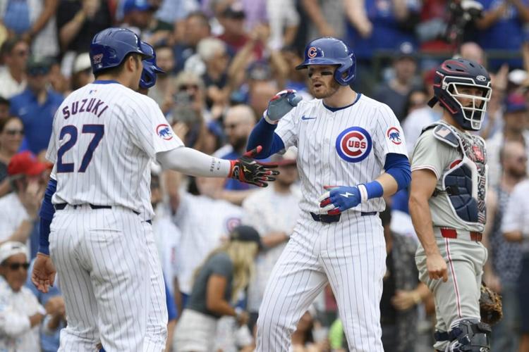 Happ slugs pair of 3-run homers as Cubs pound Phillies 10-2