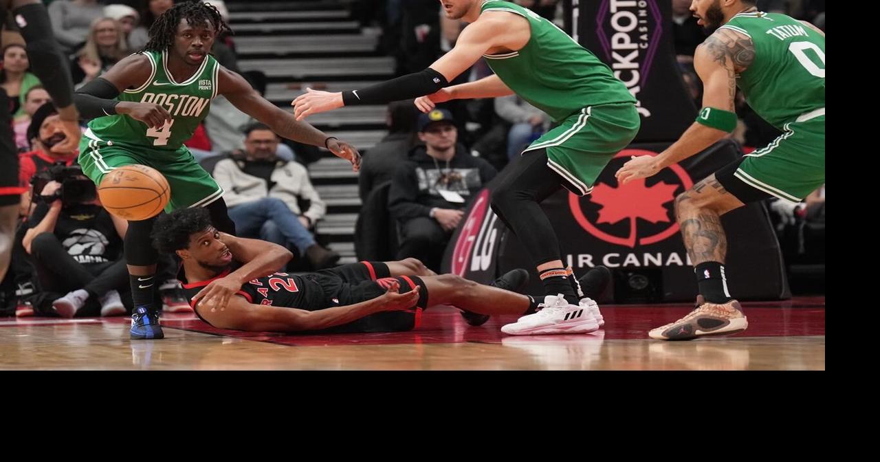 Jayson Tatum powers Celtics past Raptors 105-96; Toronto drops fourth ...