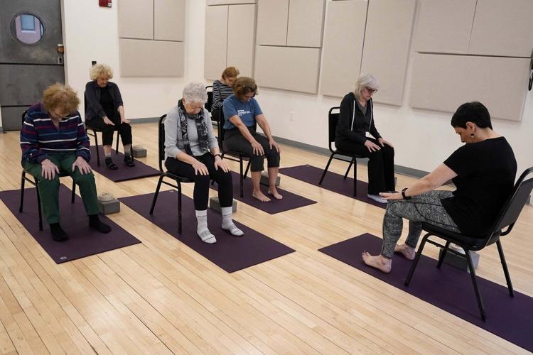 Emotional well-being. Fall prevention. Chair yoga has a lot to offer ...