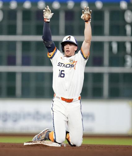 Astros rookie Zach Cole powers 6-3 win over Rangers in place of injured ...