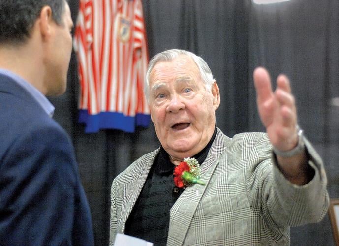 Former NHL referee Bill Friday's name added to Hamilton's Lawfield Arena