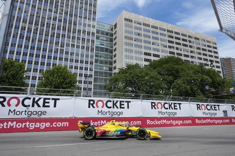 Colton Herta wins the pole at Detroit Grand Prix ahead of Alex Palou ...
