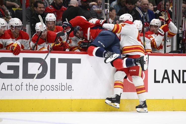 Flames beat Capitals 3-1 despite Ovechkin's 30th goal