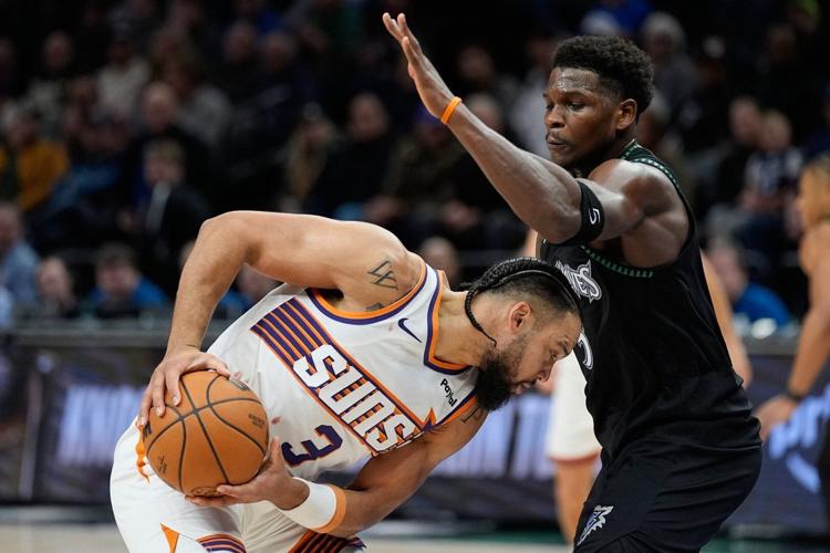 Suns overcome Edwards' 40 points and snap Timberwolves' 5-game win streak with 108-105 victory