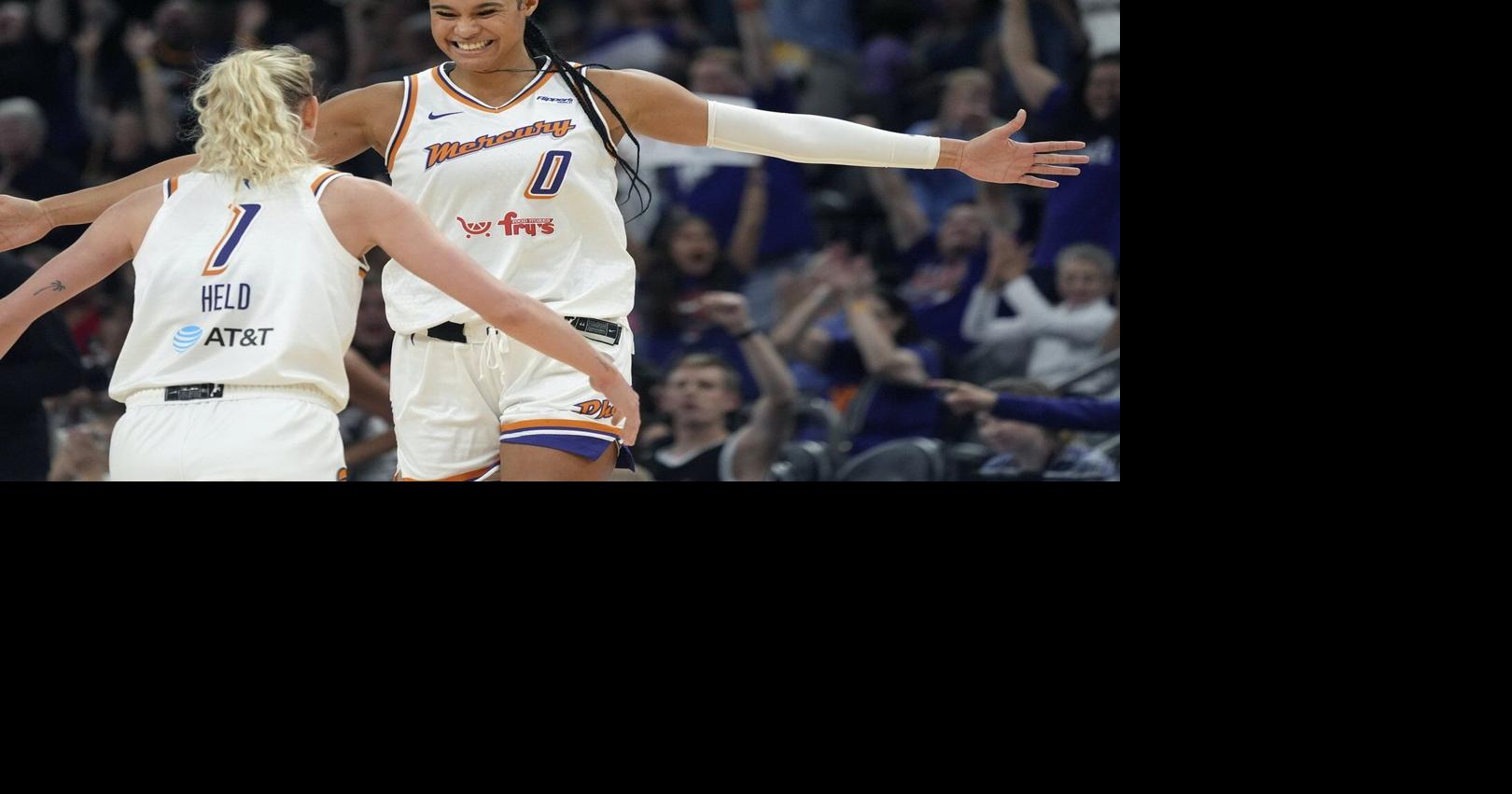 Rookie Lexi Held scores season-high 24 points as Mercury close on 18-1 ...