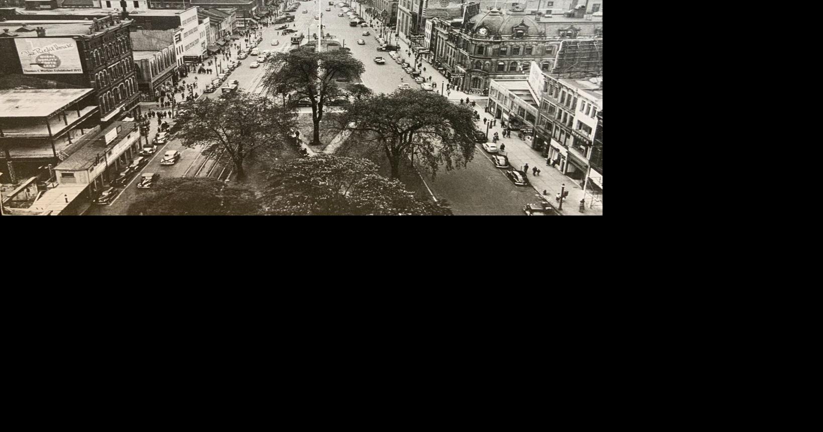 Collapsed Gore Park buildings once burnt to the ground