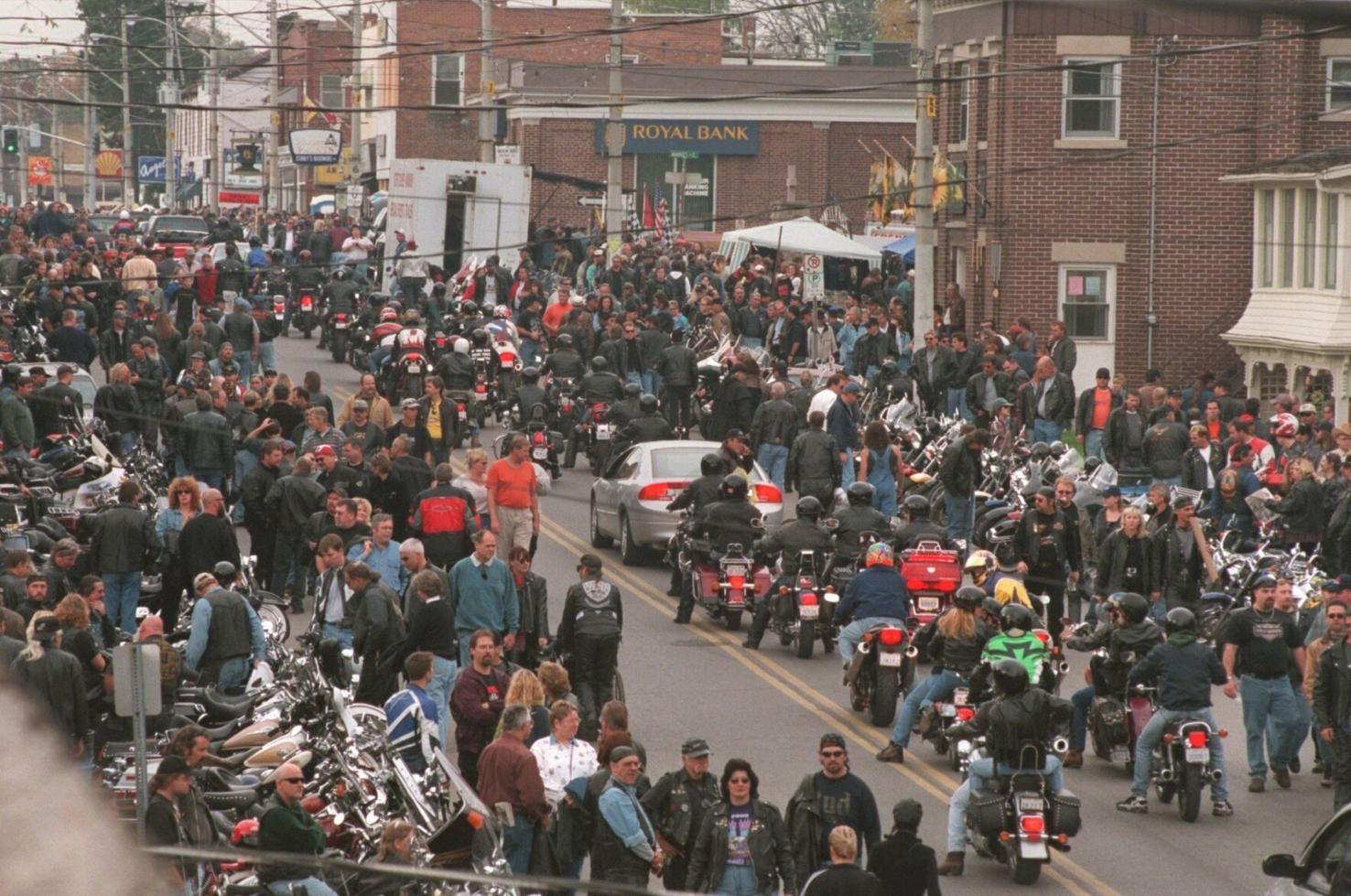 A look back at Friday the 13th biker rallies to Port Dover