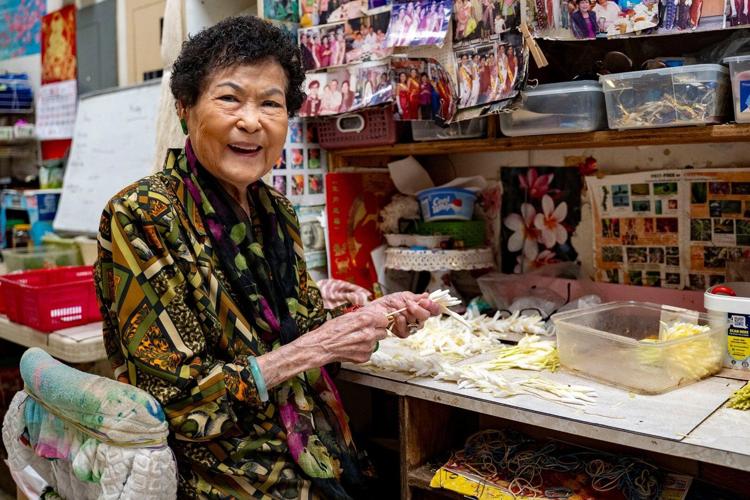 That purple Hawaii vacation lei likely came from Thailand, and some ...