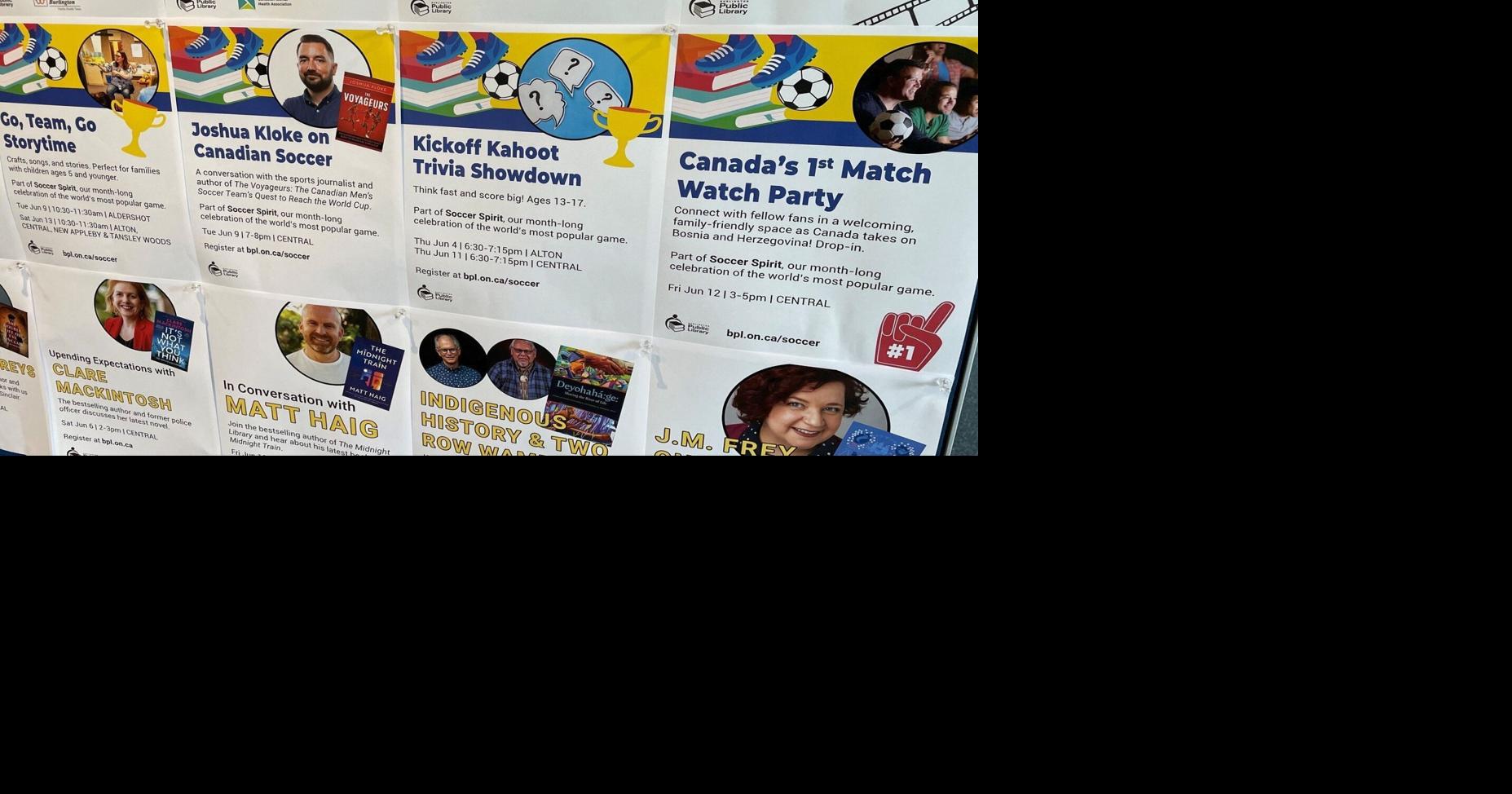 Burlington library set to kick off World Cup soccer fun