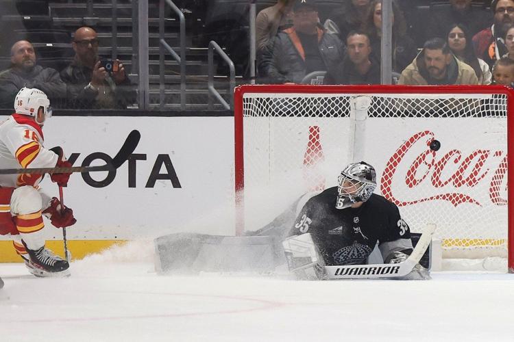 Morgan Frost scores in OT to lift the Flames past the Kings, 2-1